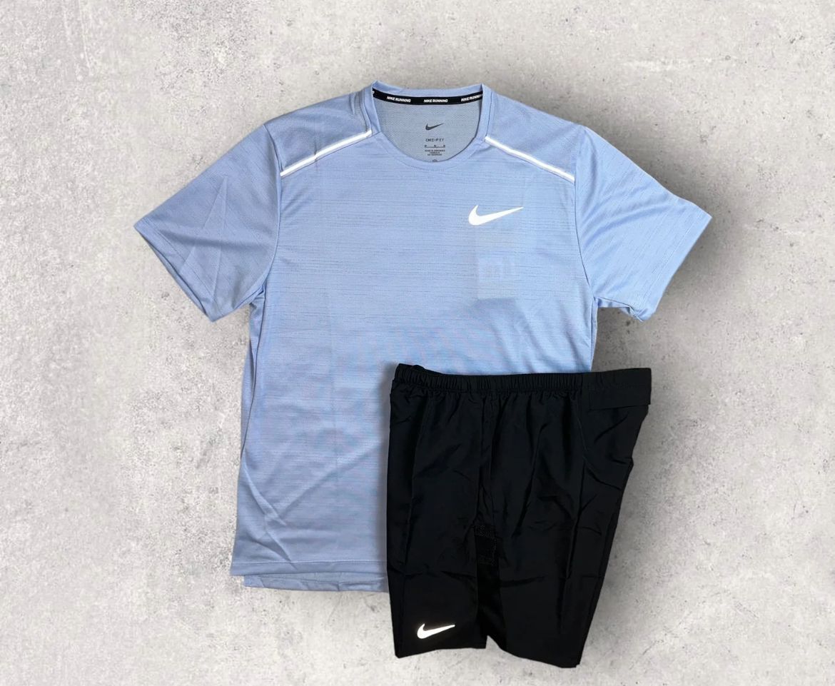 Nike Miler Short Set - Cobalt Blue/Black – HALAL PLUG